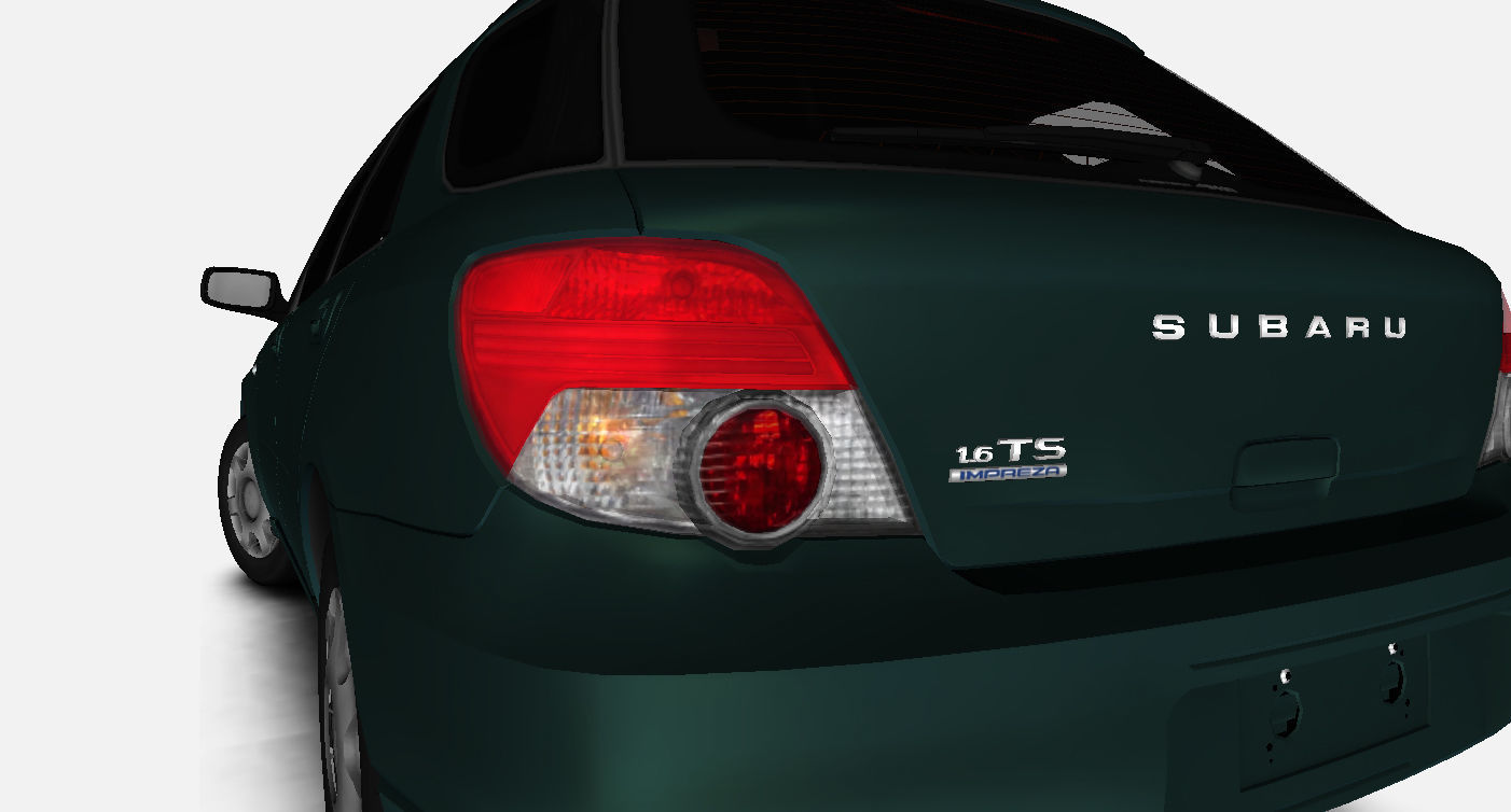 3D Model Collection Subaru Impreza GDB-GGB Civil Trims Gameready Pack ...