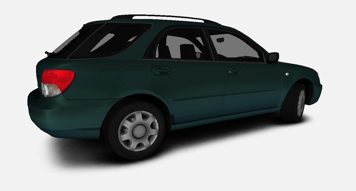 3D Model Collection Subaru Impreza GDB-GGB Civil Trims Gameready Pack ...