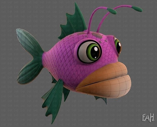 3D model Fish V08 VR / AR / low-poly | CGTrader