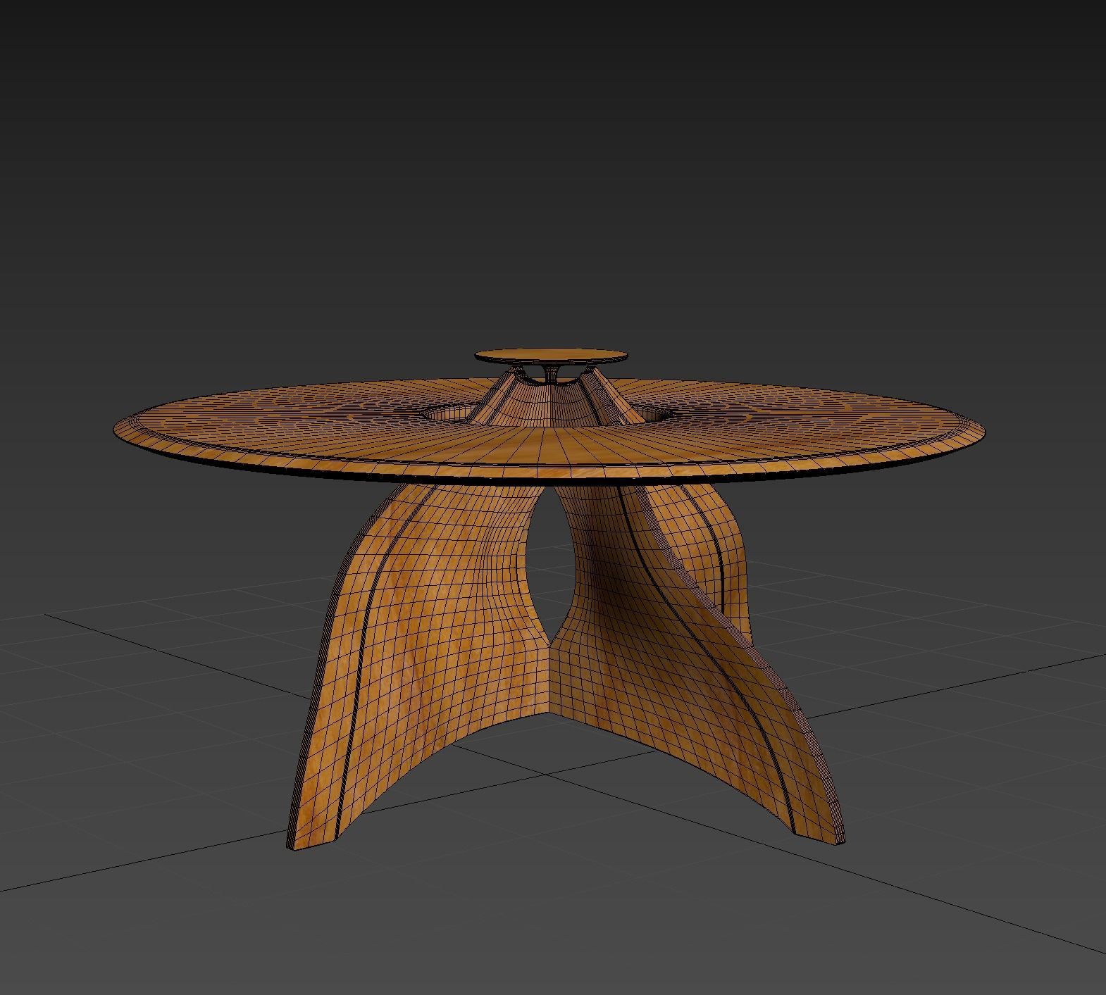 Twisted table by Joseph Walsh 3D model | CGTrader