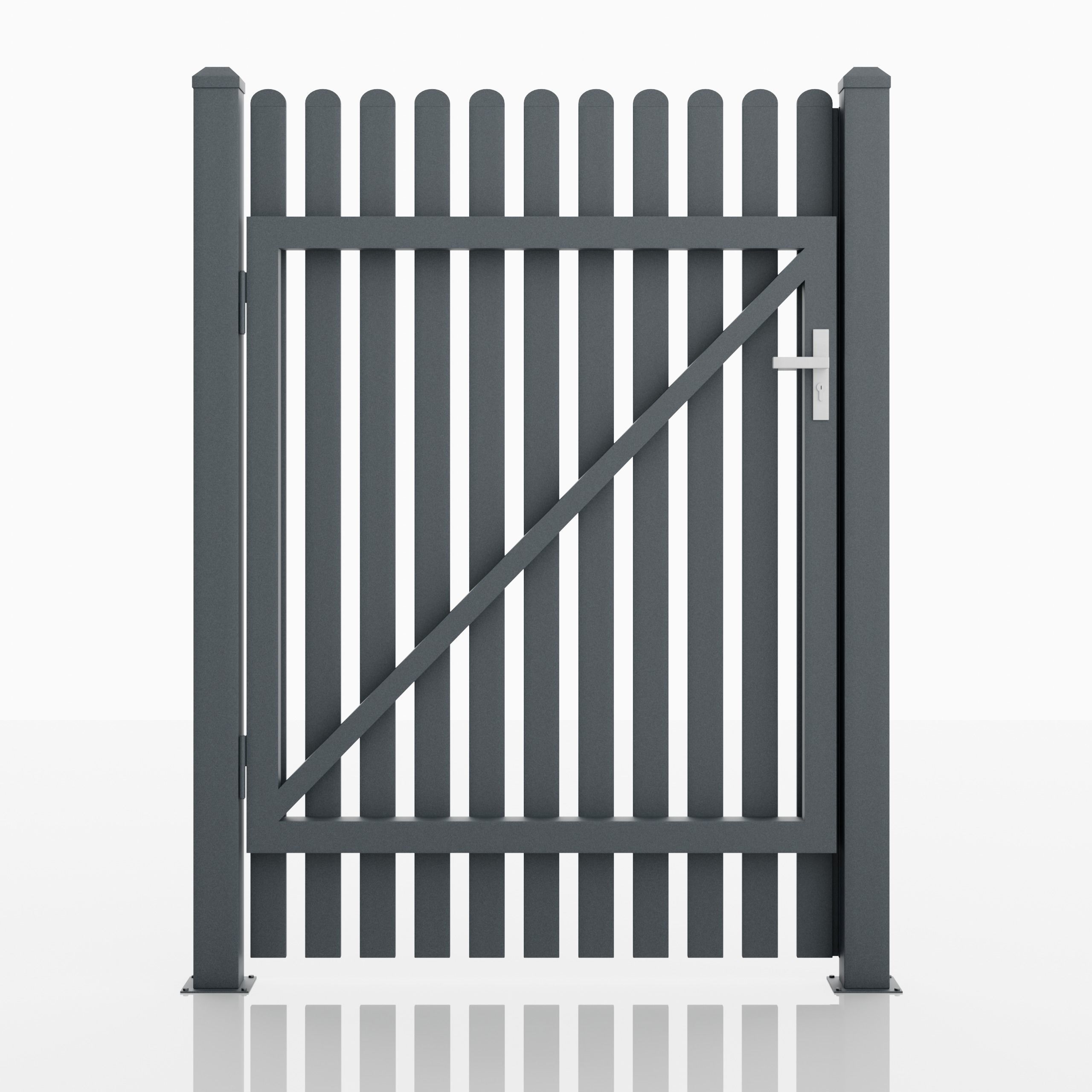 Aluminum Walkway Gate - Model 3 - 3D model | CGTrader