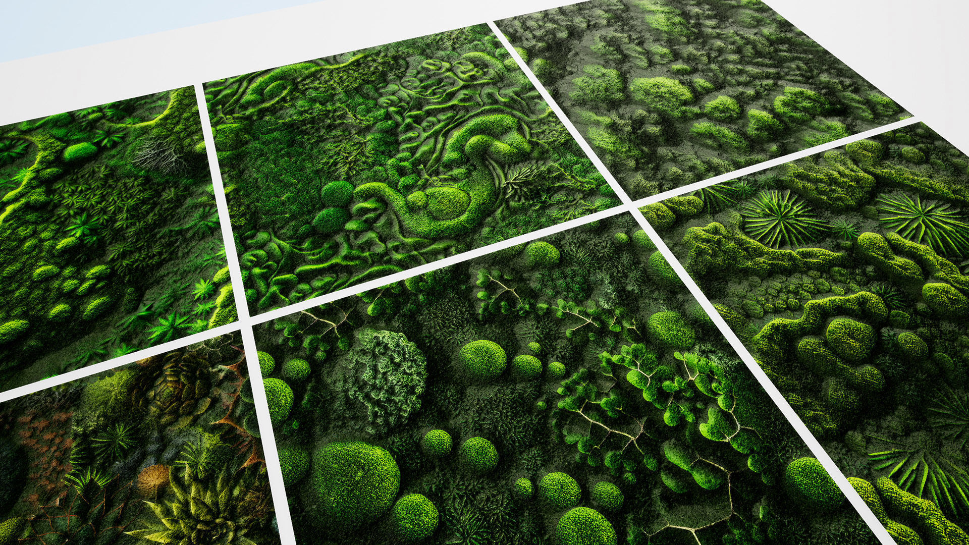 Green Wall Seamless PBR Textures Texture | CGTrader