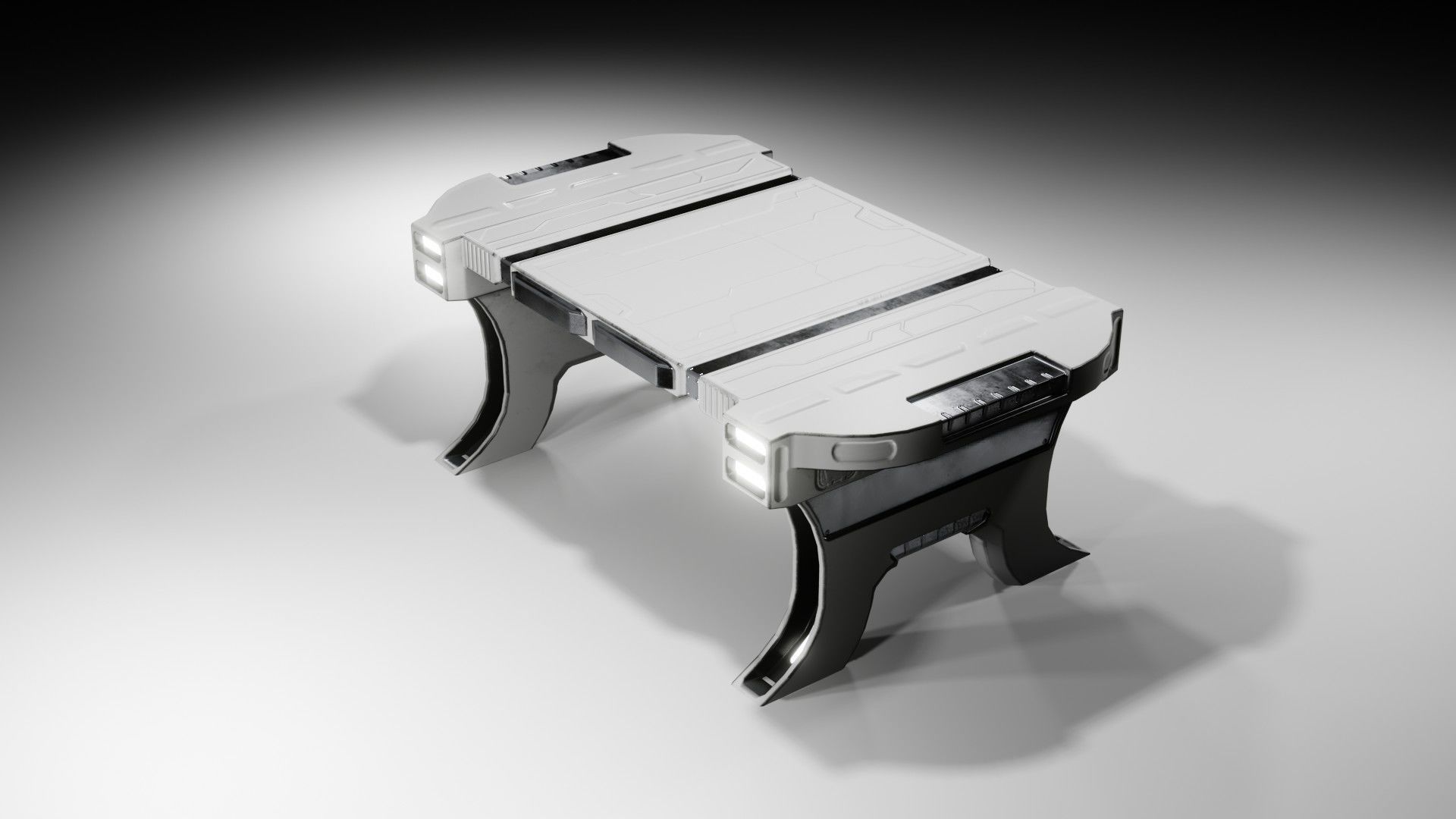 3D model Sci-fi Table VR / AR / low-poly | CGTrader