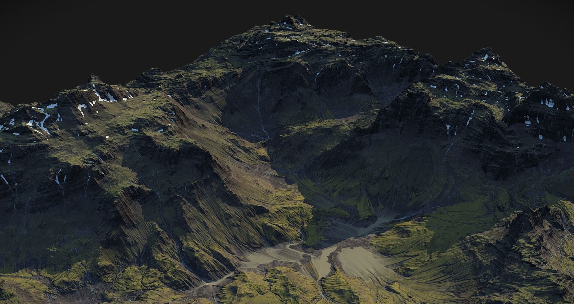 Iceland Mountains Landscape 3D model | CGTrader