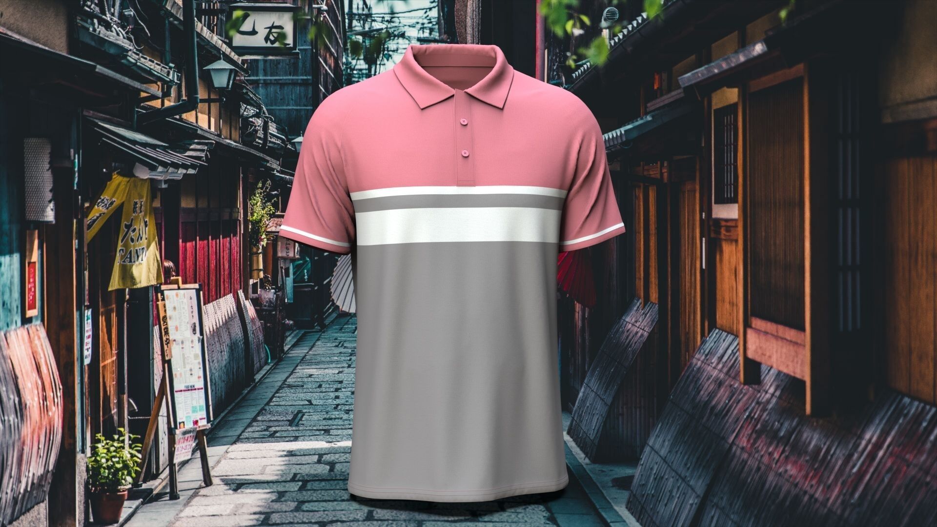 Premium Quality Raglan Sleeve Slim Fit Polo Design 3D model | CGTrader