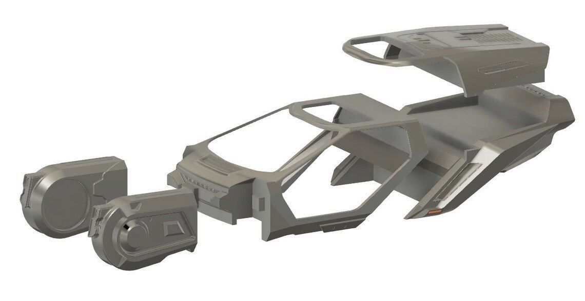 Blade Runner 2049 K s Spinner 3D model 3D printable | CGTrader