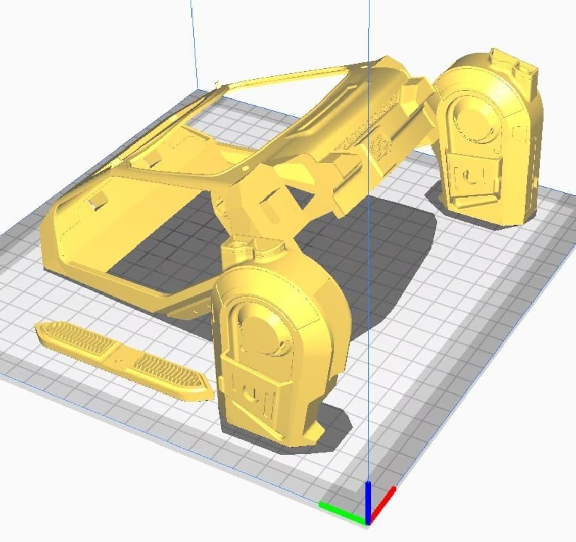 Blade Runner 2049 K s Spinner 3D model 3D printable | CGTrader