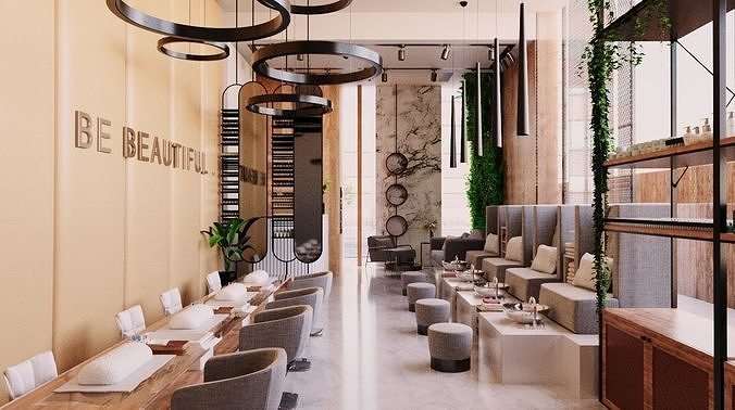 Ladies Salon 3D model | CGTrader