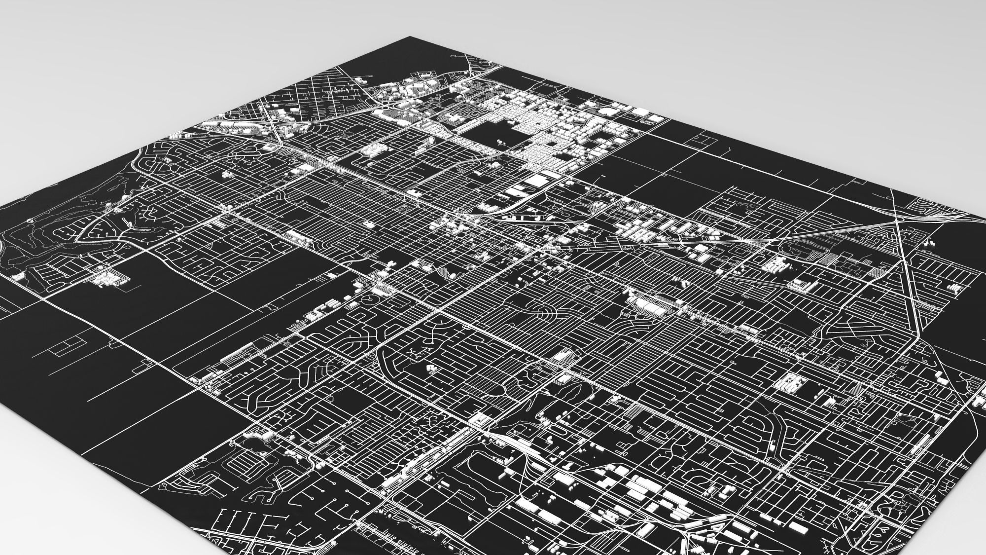 Cityscape Oxnard California USA 3D model | CGTrader