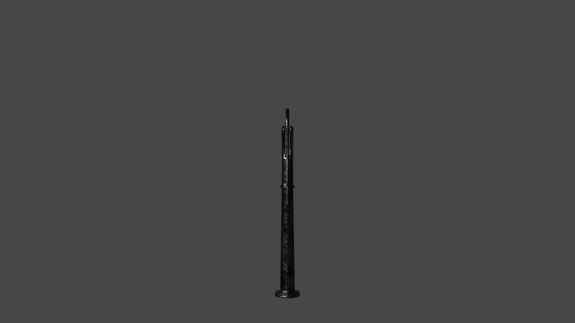 3D model Game ready low poly tall water hand pump VR / AR / low-poly ...