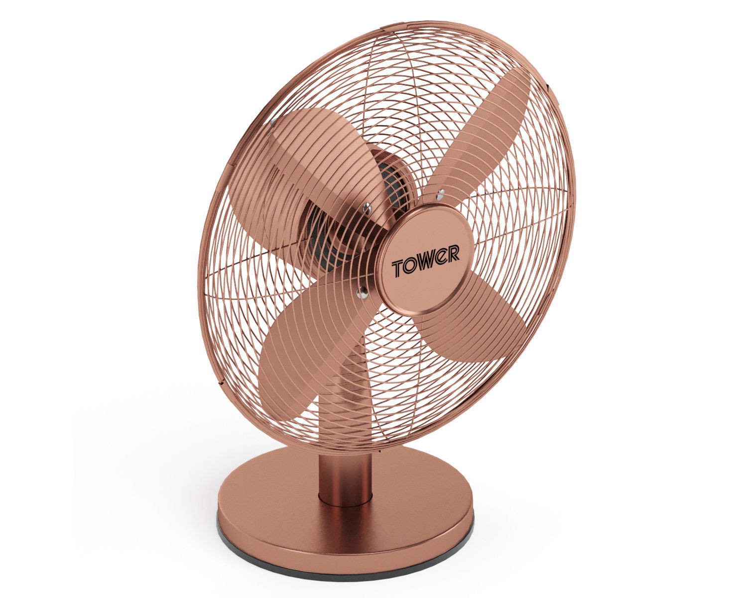 TOWER metal desk fan 3D model | CGTrader