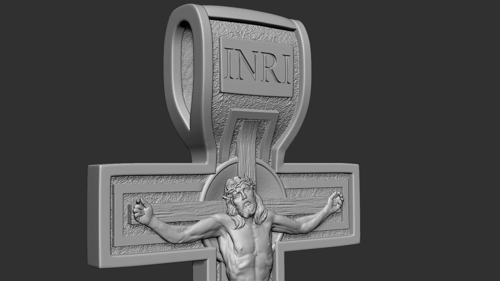 Jesus Christ Cross 3D model 3D printable | CGTrader