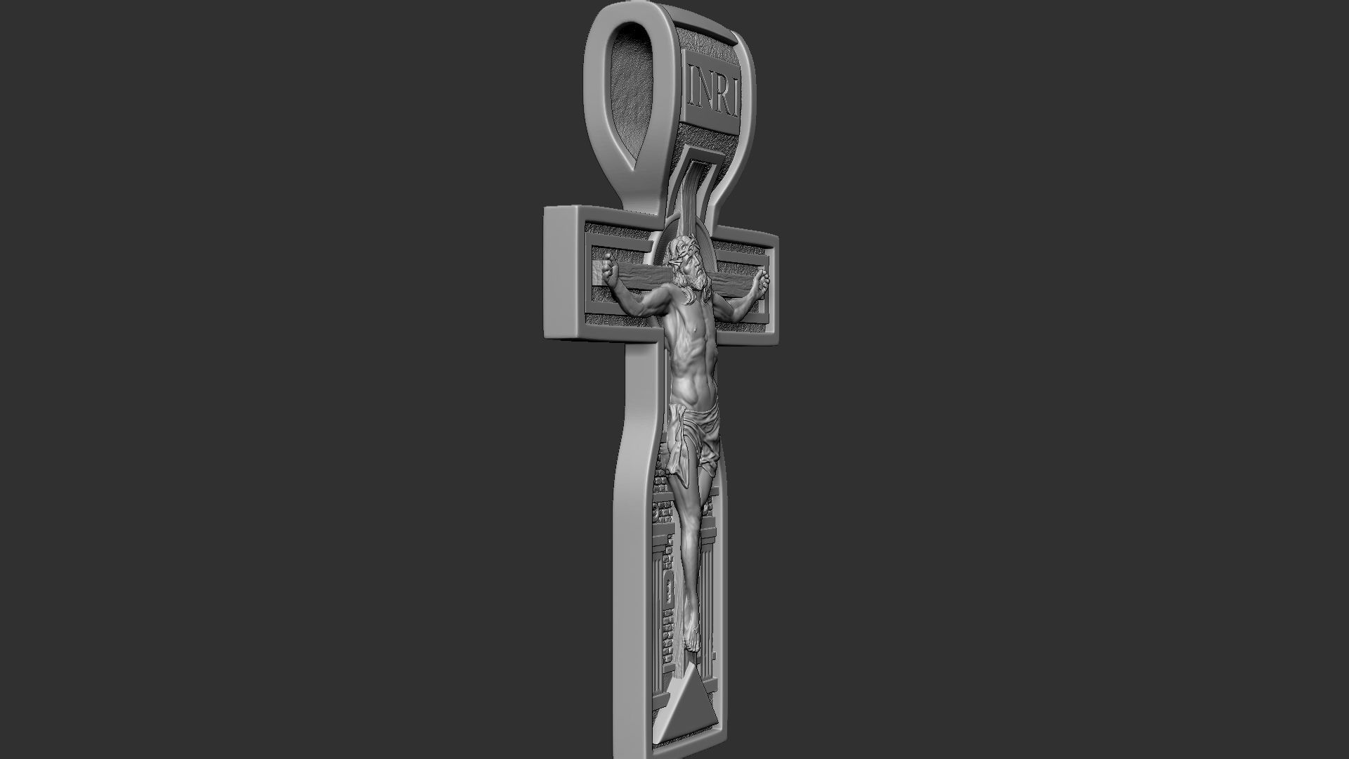 Jesus Christ Cross 3D model 3D printable | CGTrader