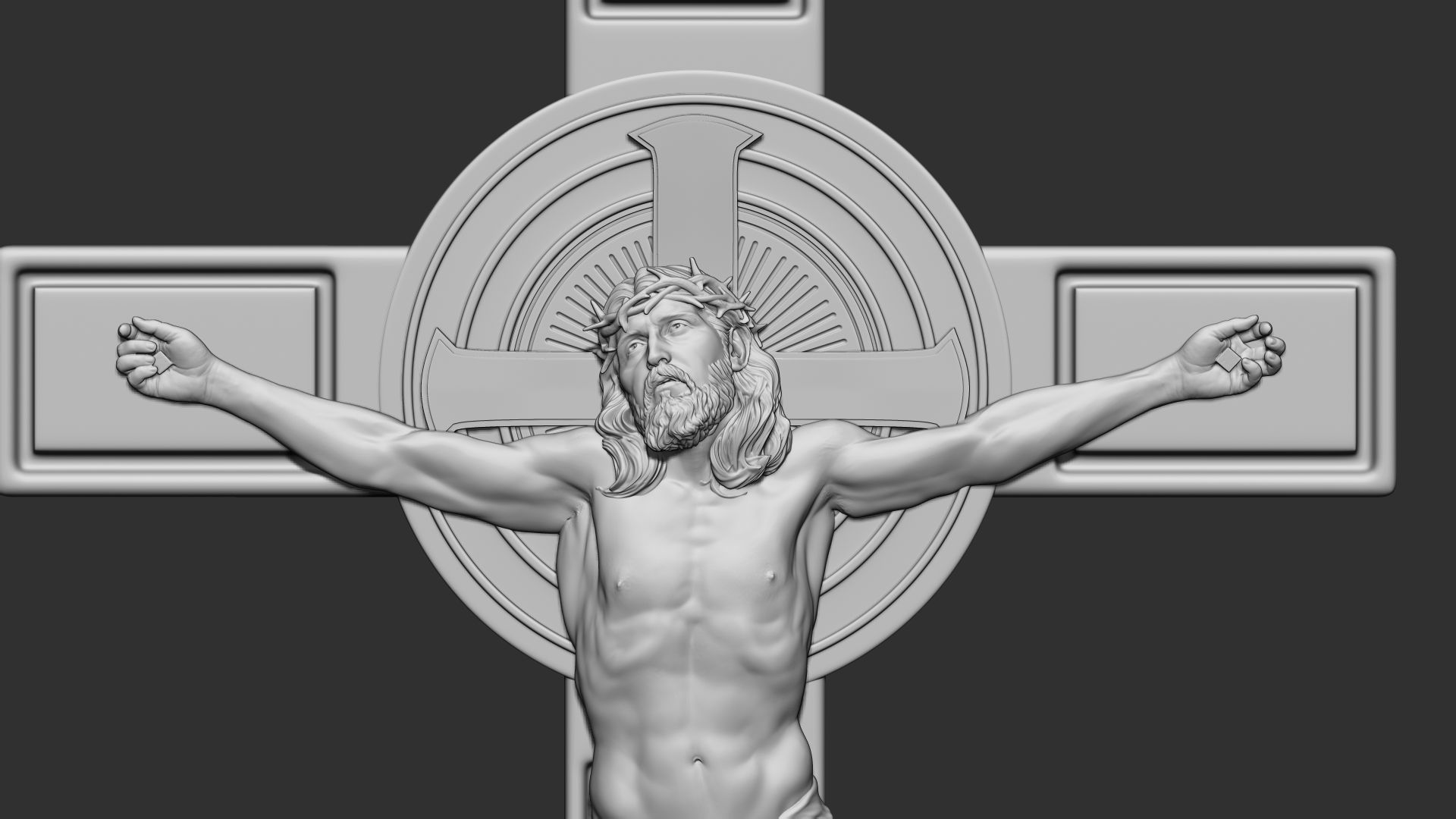 Crucifixion of Jesus Christ Cross Number 1 3D model 3D printable | CGTrader