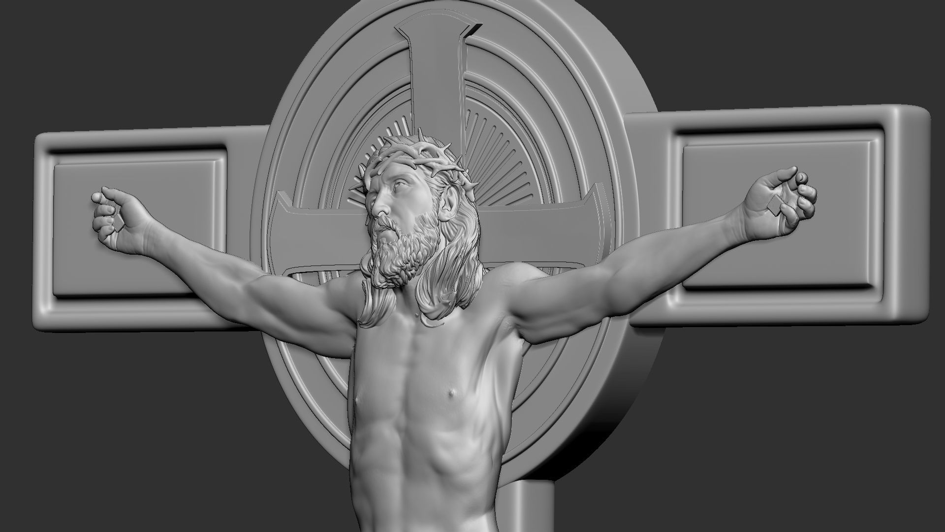 Crucifixion of Jesus Christ Cross Number 1 3D model 3D printable | CGTrader