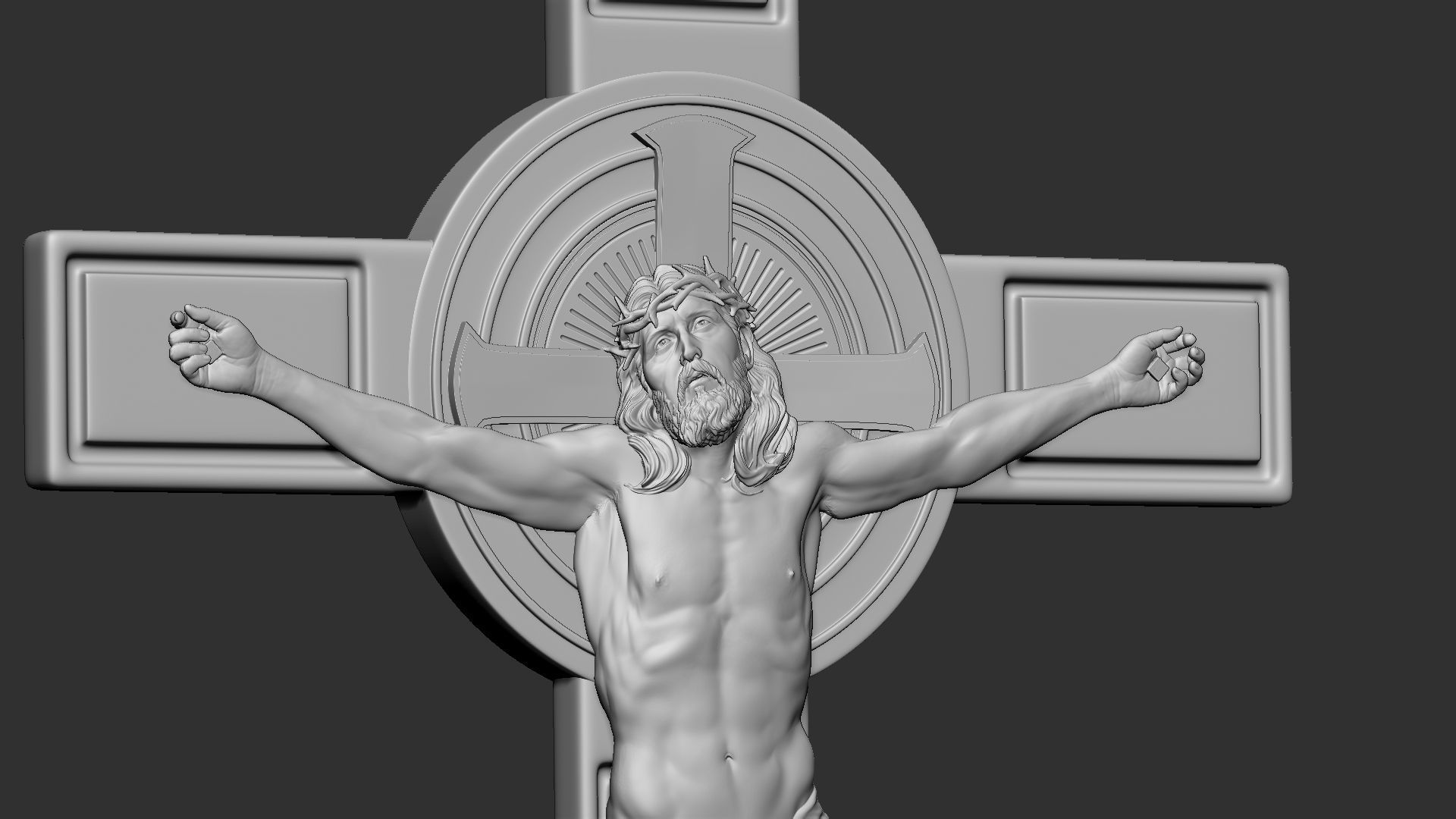 Crucifixion of Jesus Christ Cross Number 1 3D model 3D printable | CGTrader