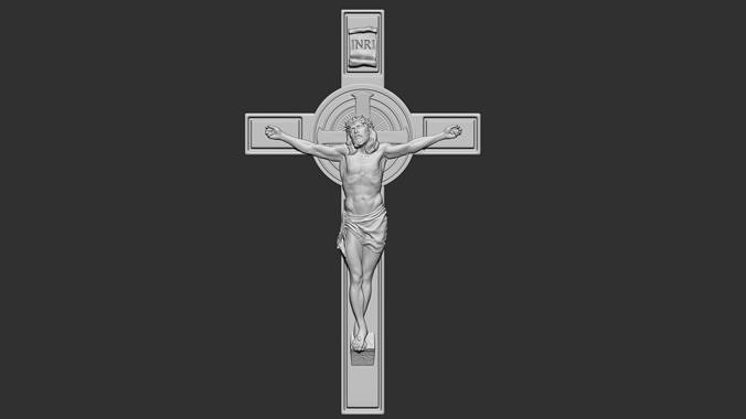 Crucifixion of Jesus Christ Cross Number 1 3D model 3D printable | CGTrader