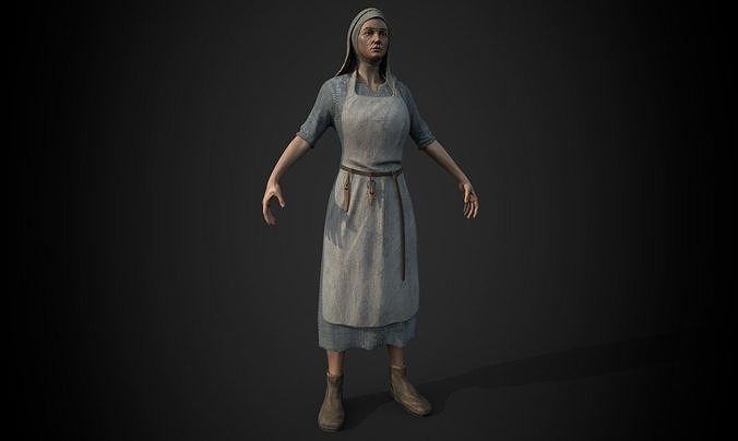 3D model Baker VR / AR / low-poly | CGTrader