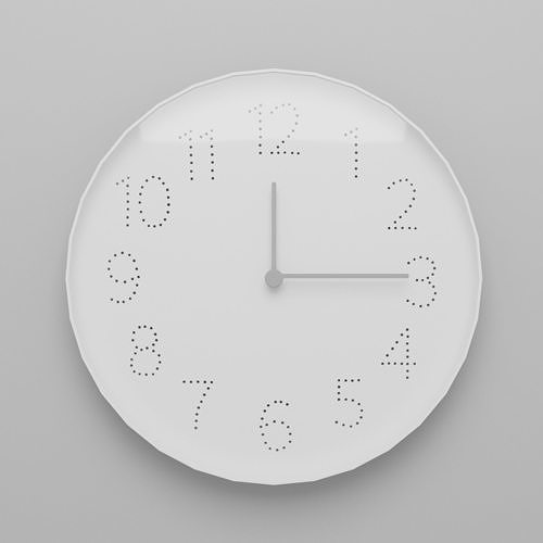 IKEA TROMMA Wall Clock free VR / AR / low-poly 3D model | CGTrader