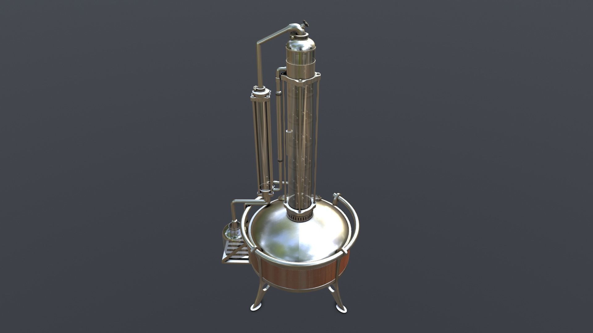 3D model Old Distiller VR / AR / low-poly | CGTrader