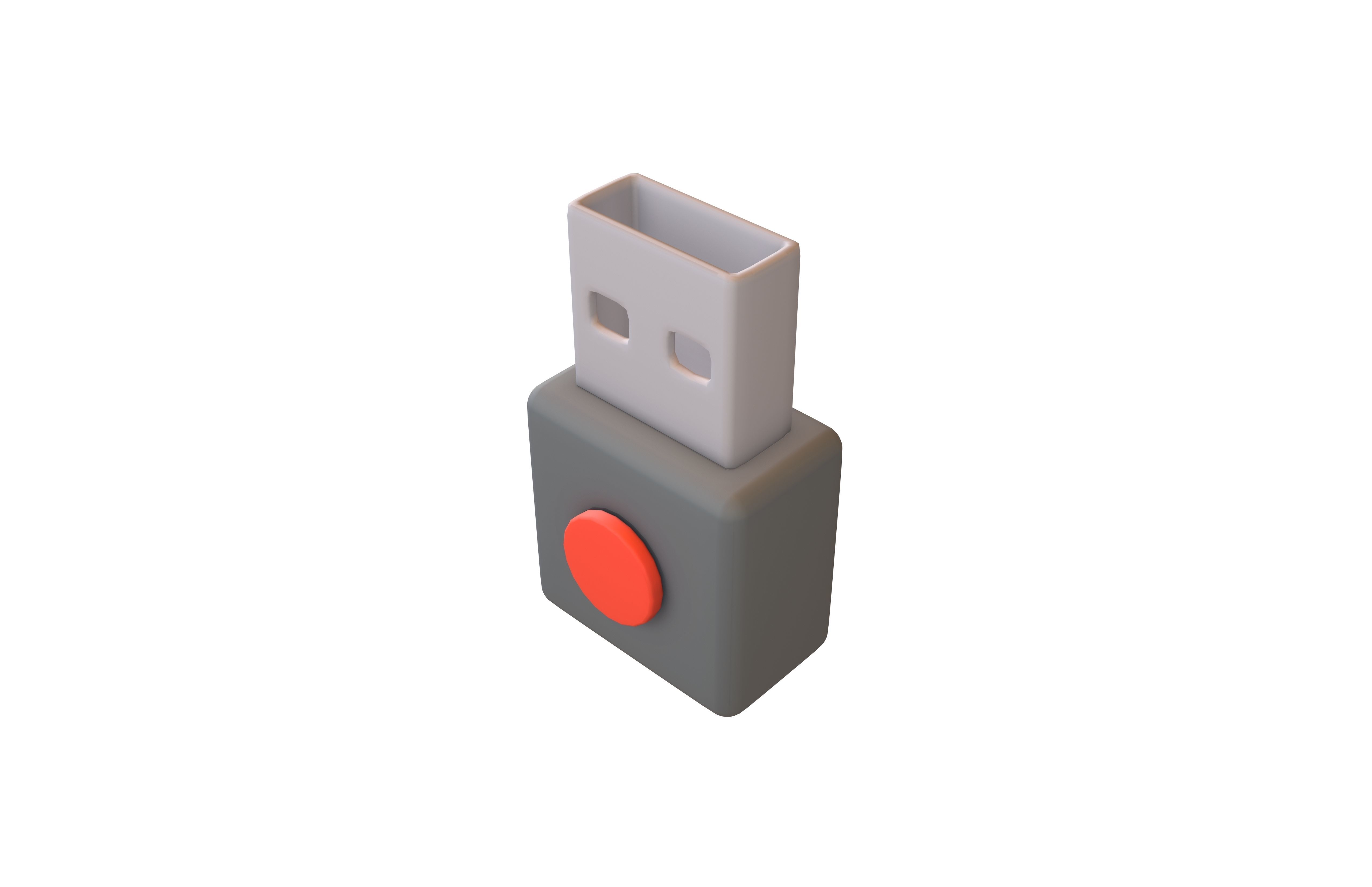 3D model USB Disconnected Icon v2 001 VR / AR / low-poly | CGTrader