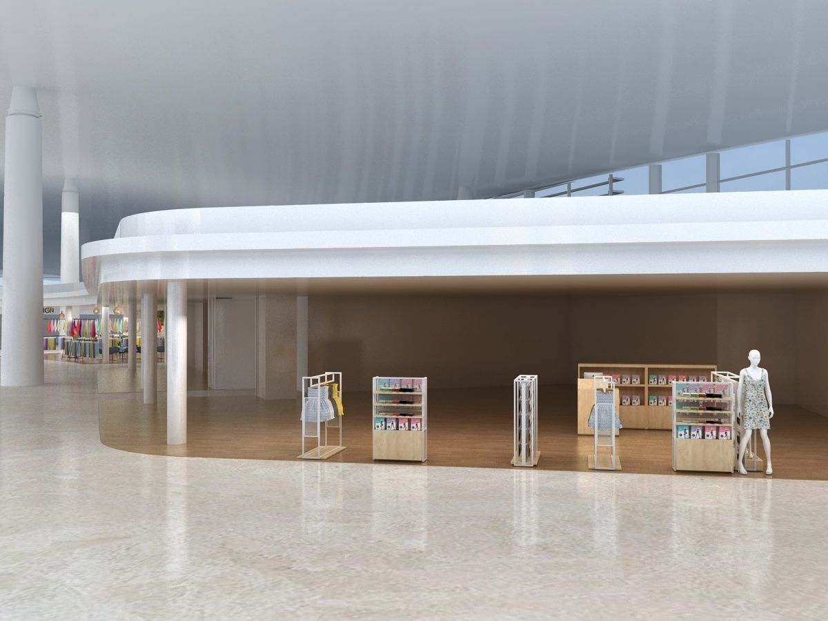 Airport Departures Lounge 3D model | CGTrader