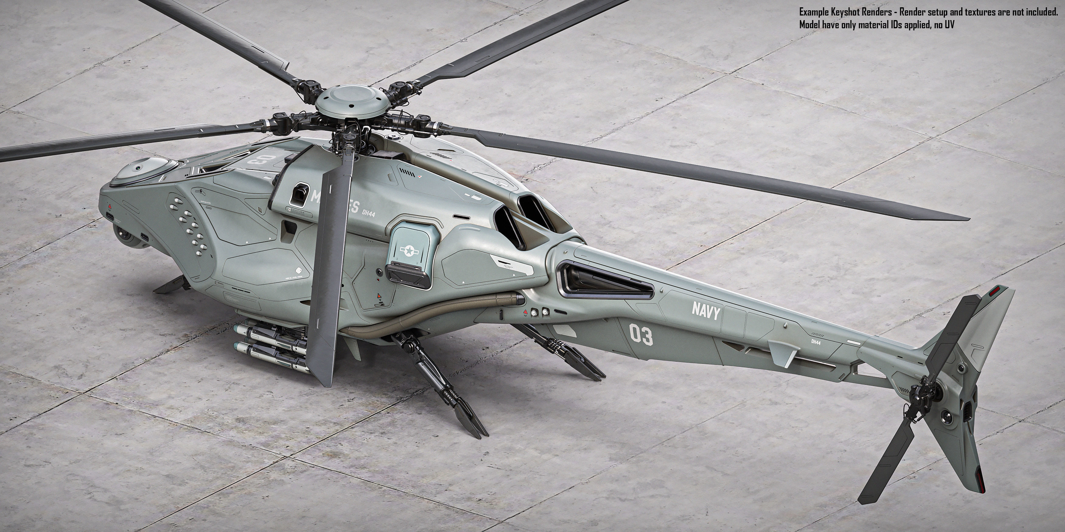 Drone Helicopter 3D model | CGTrader