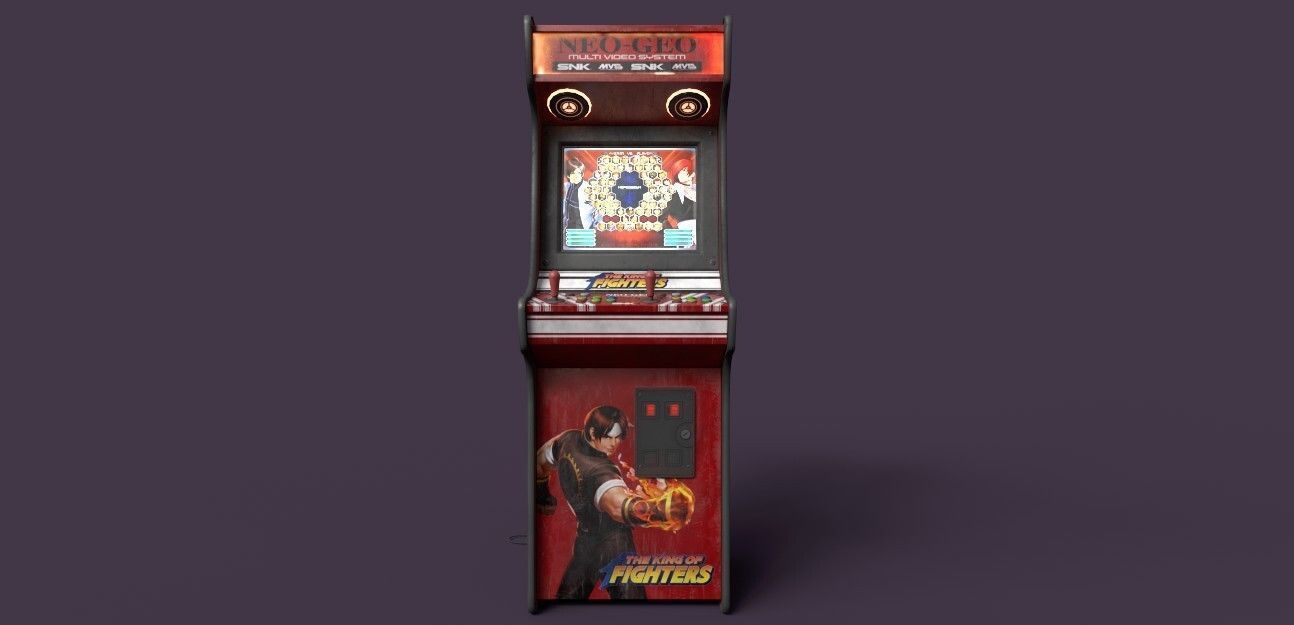 3D model THE KING OF FIGHTERS NEO-GEO Arcade Machine VR / AR / low-poly ...
