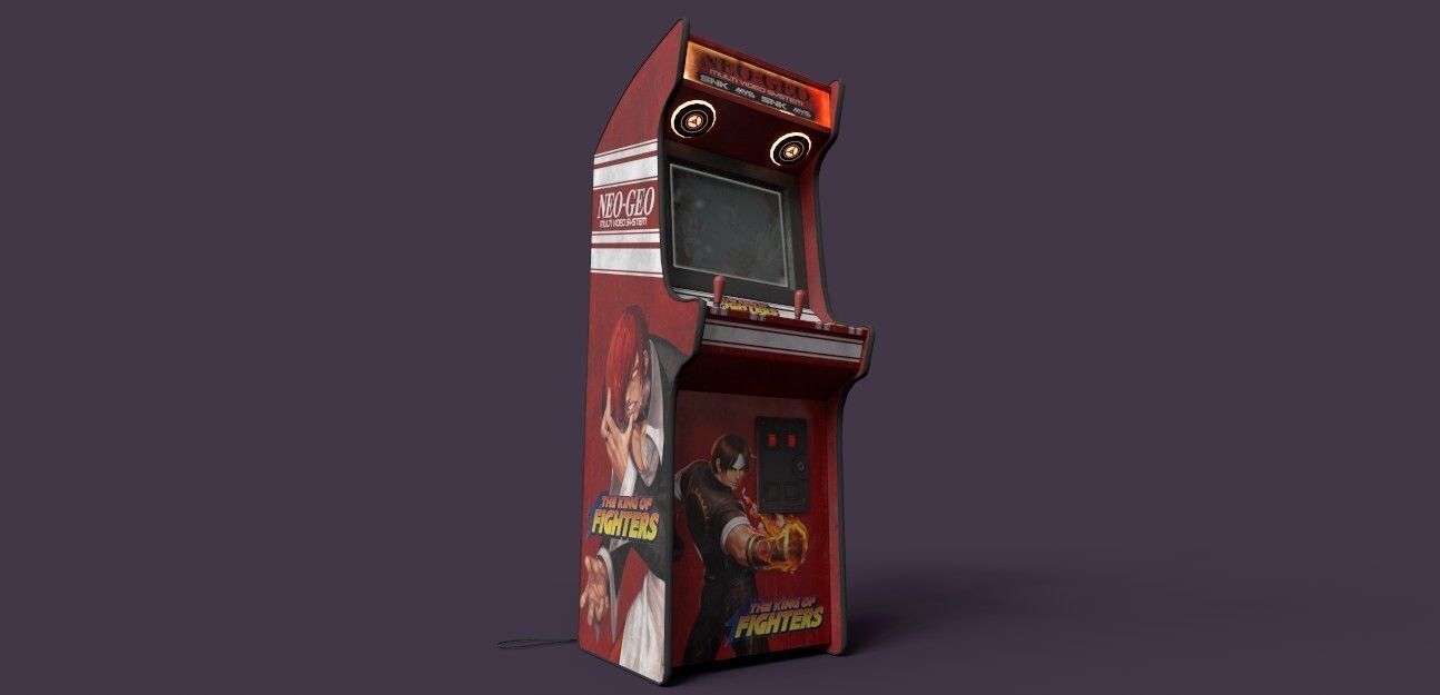 3D model THE KING OF FIGHTERS NEO-GEO Arcade Machine VR / AR / low-poly ...