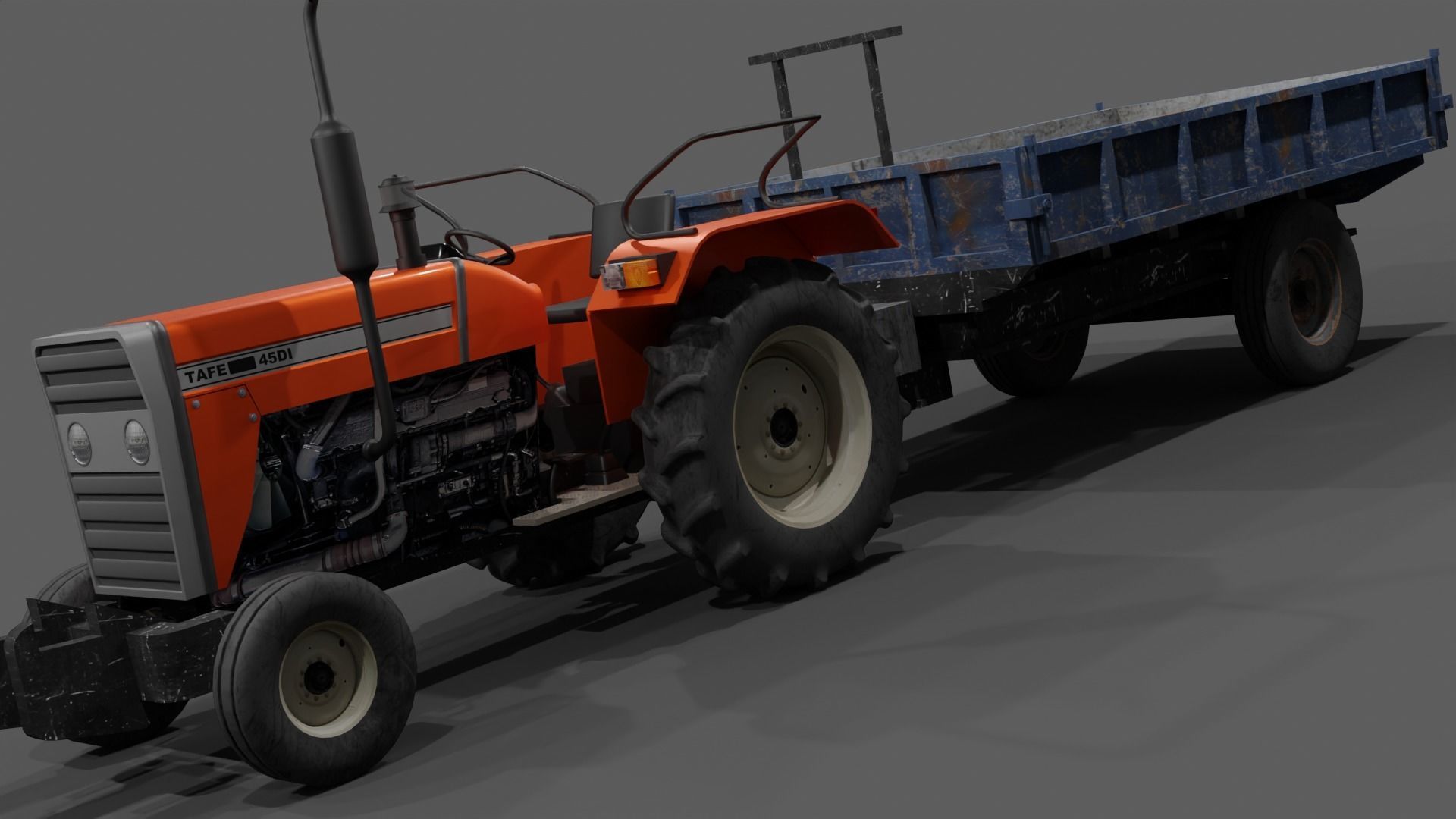 Tafe Tractor 3D model | CGTrader