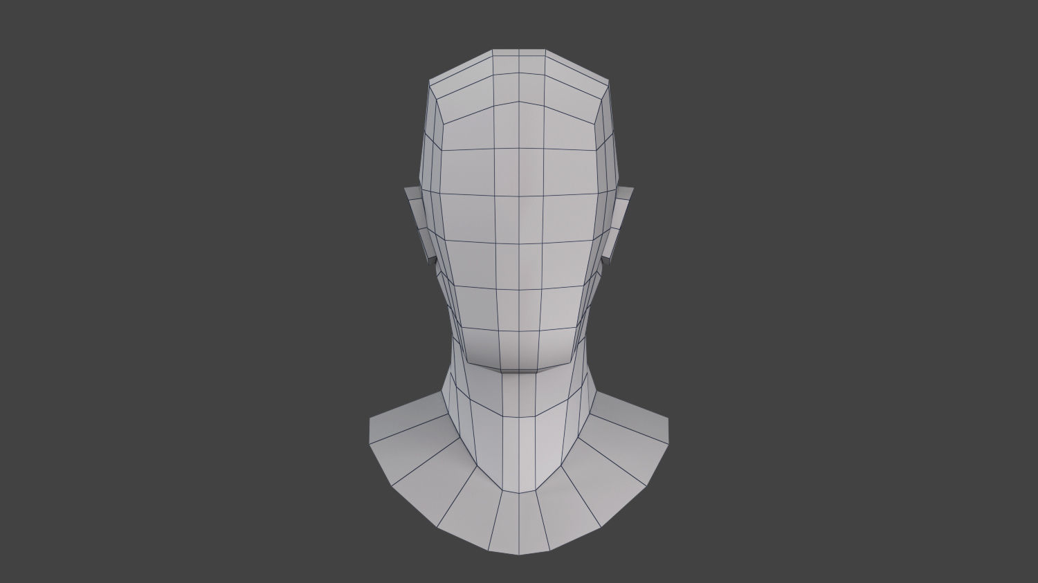 Head Base Mesh 3D model | CGTrader
