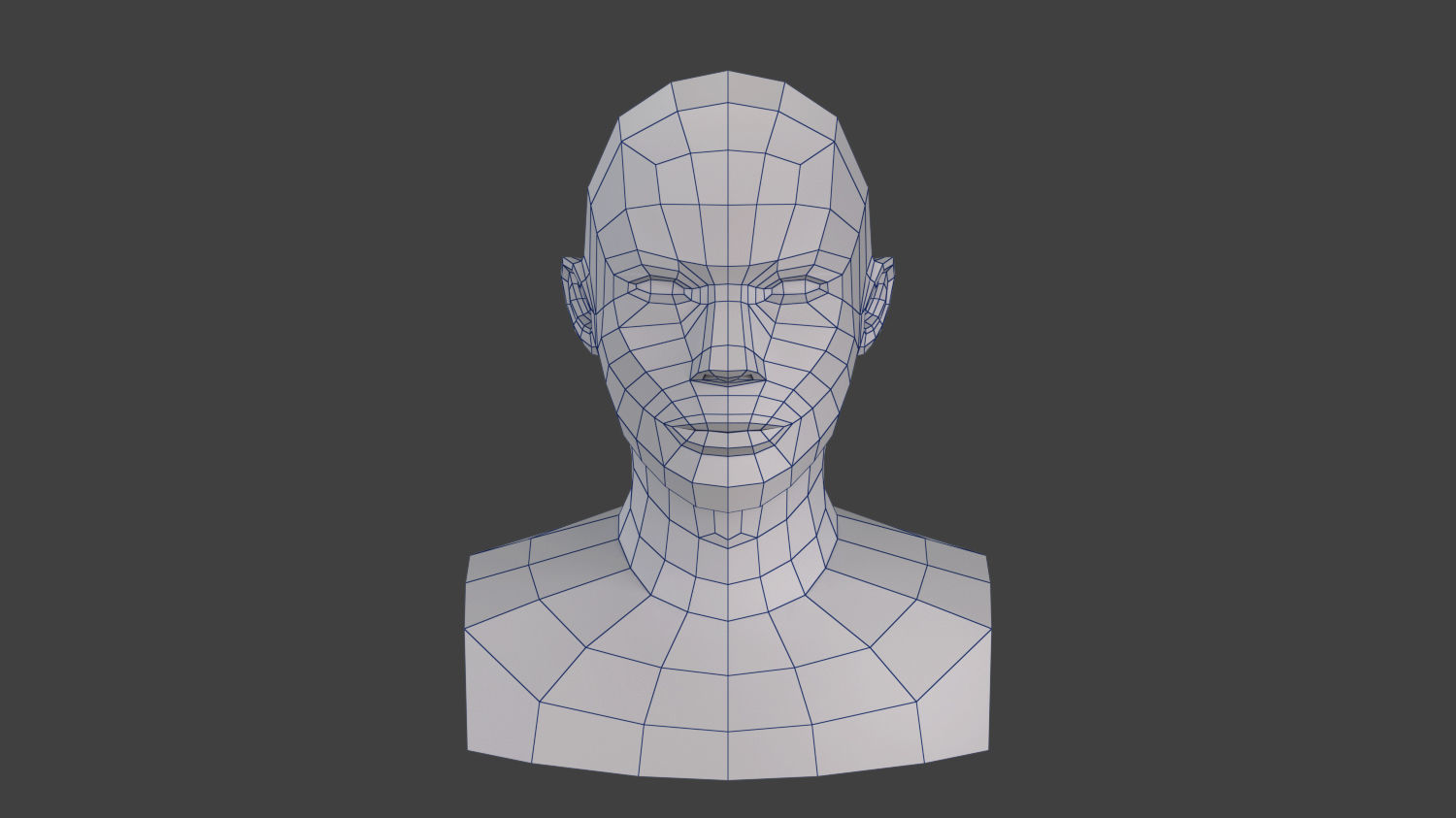 Head Base Mesh 3D model | CGTrader