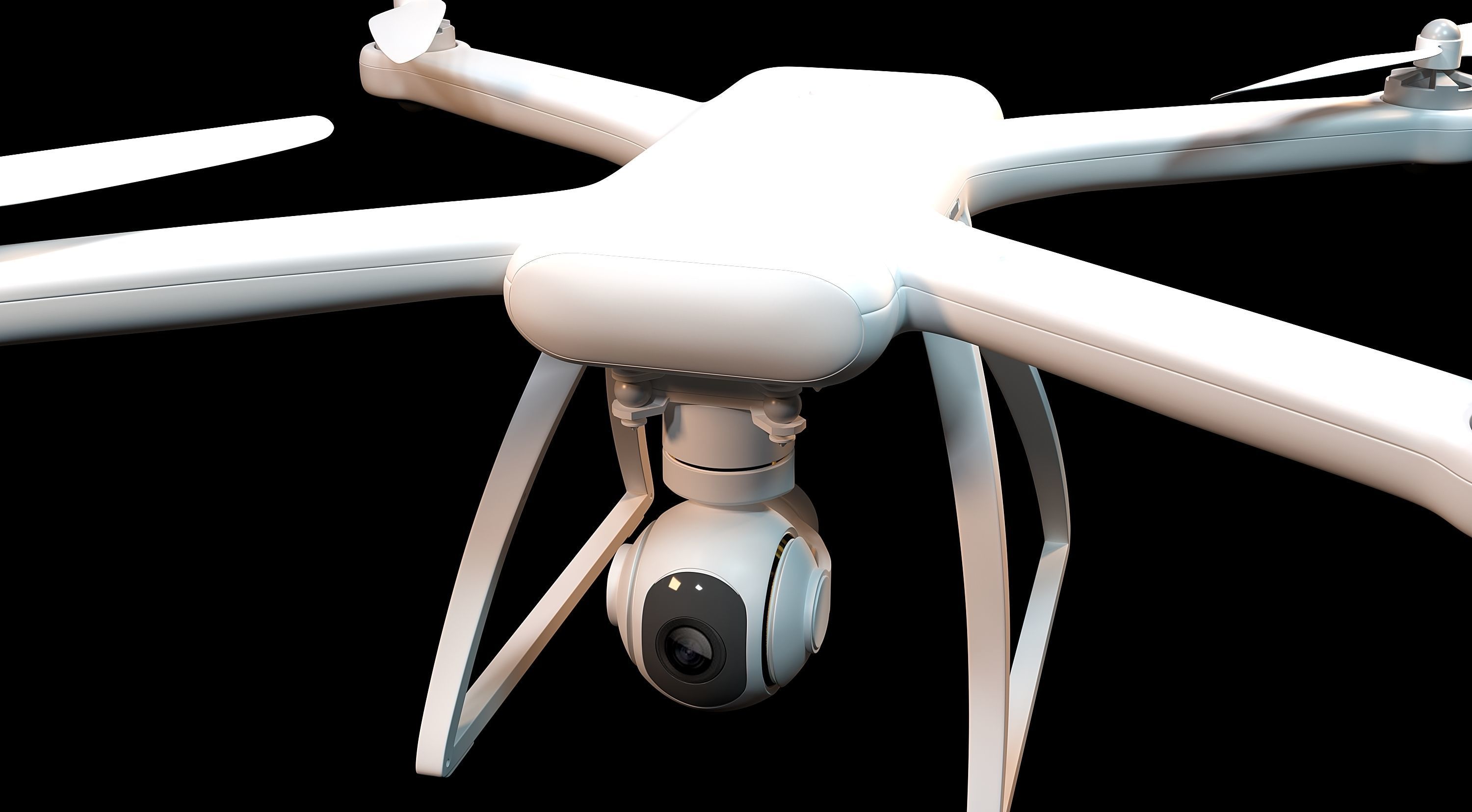 Drone dji phantom quadcopter 3D model | CGTrader