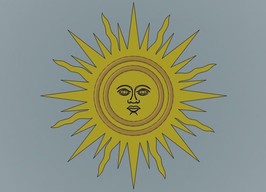 Sol Invictus Symbol 3D Model 3D model | CGTrader