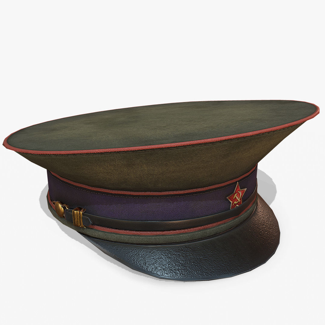 3D model WW2 Commander Hat VR / AR / low-poly | CGTrader
