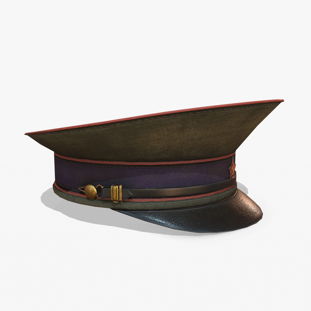3D model WW2 Commander Hat VR / AR / low-poly | CGTrader