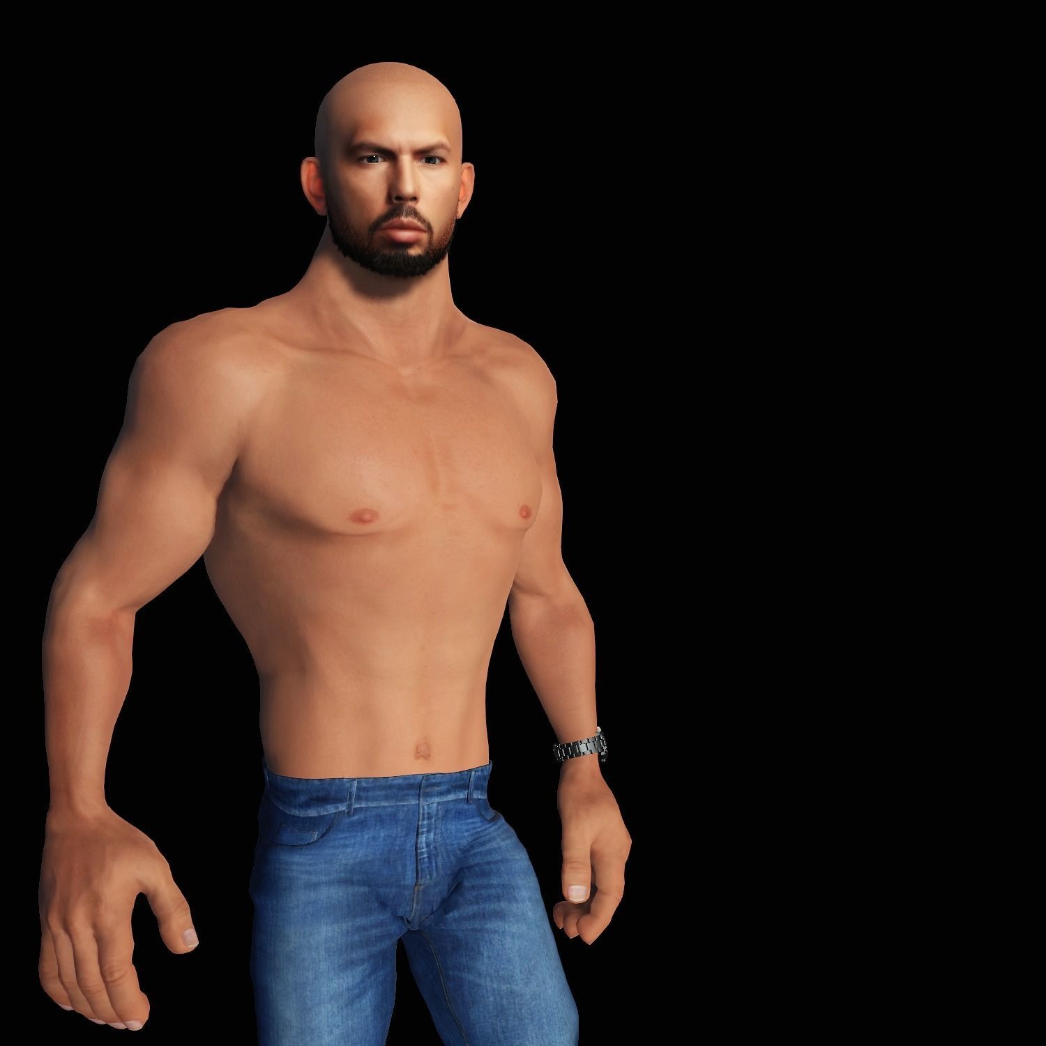3D model Andrew Tate 3D Character Ready For Animation VR / AR / low ...