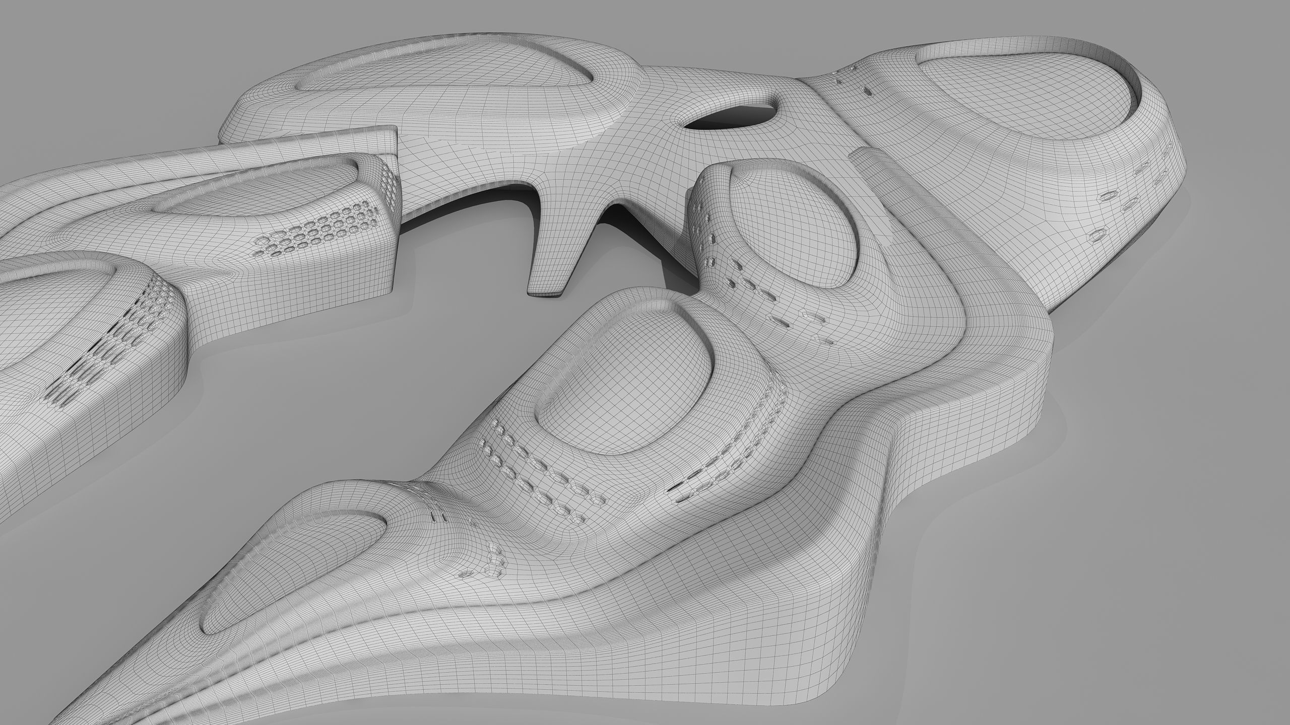 0105 - Organic Building 3D model | CGTrader