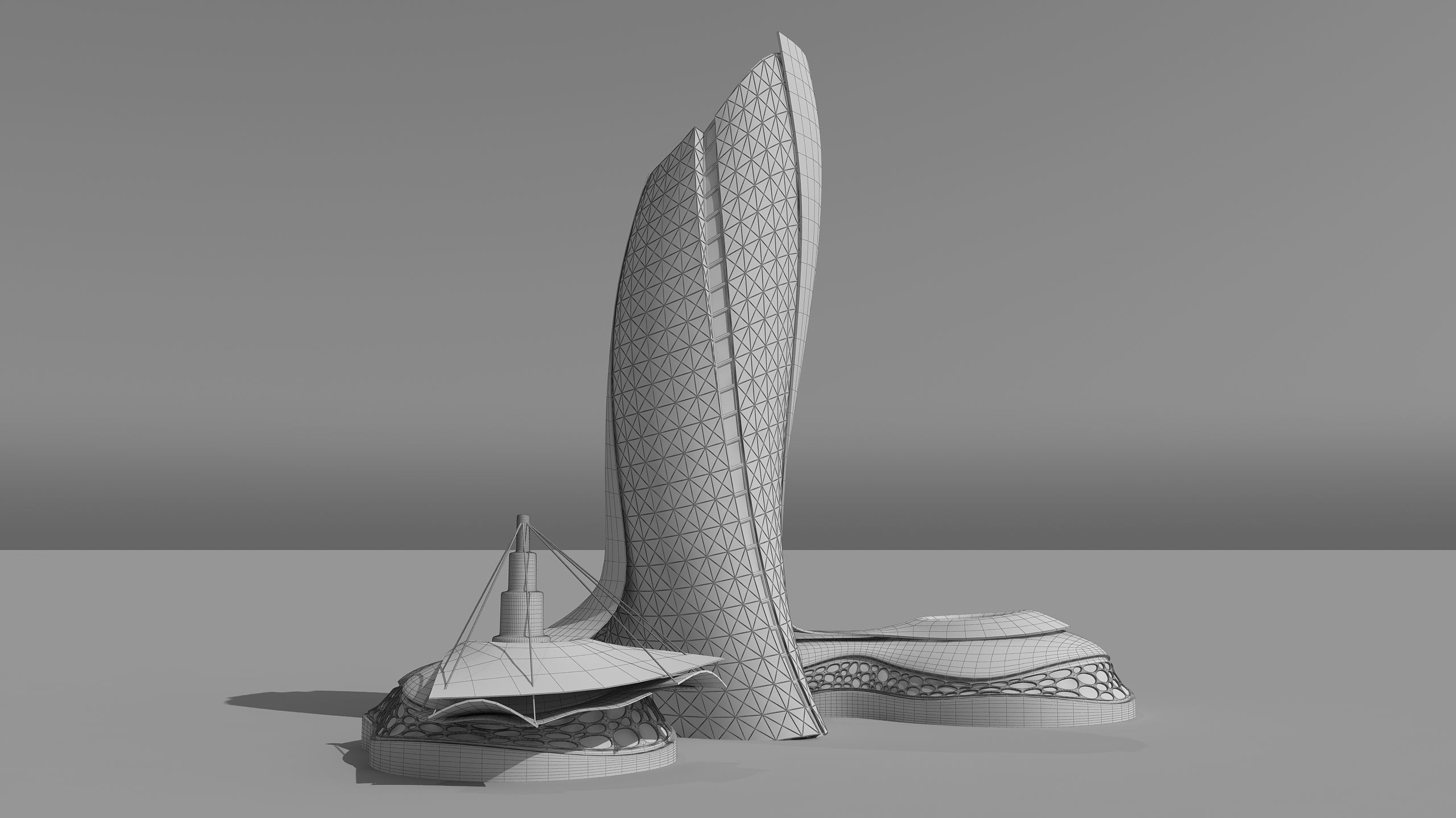 0107 - Organic Skyscraper 3D model | CGTrader