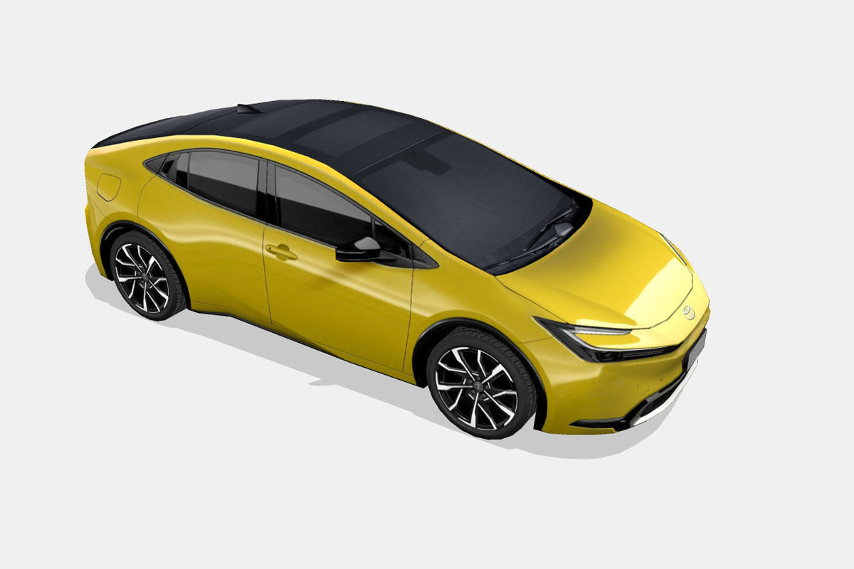3D model Toyota Prius 2023 VR / AR / low-poly | CGTrader