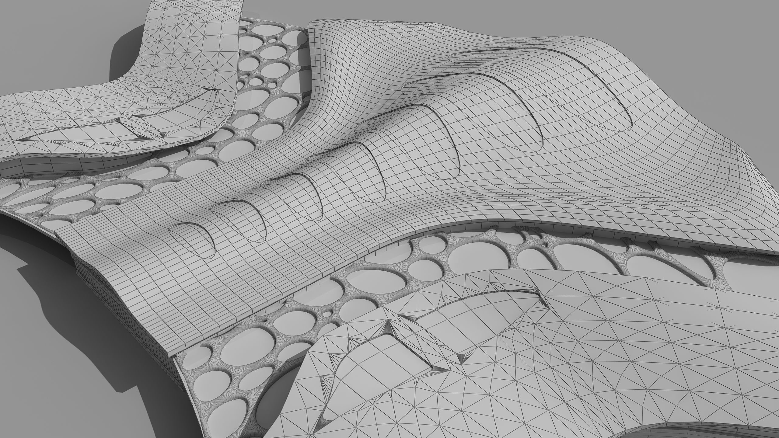 0108 - Organic Building 3D model | CGTrader