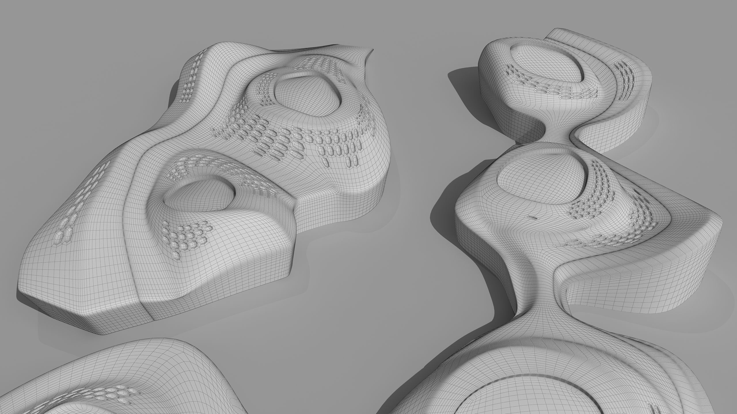 0109 - Organic Building 3D model | CGTrader