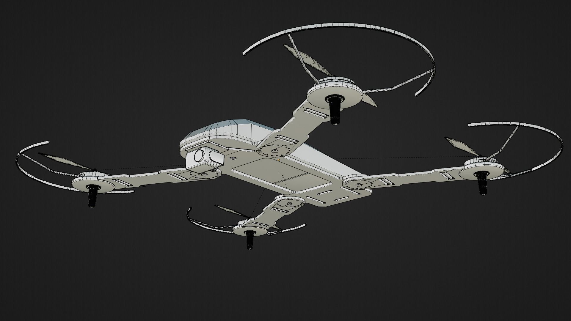 Drone Concept 3d Model free 3D model | CGTrader