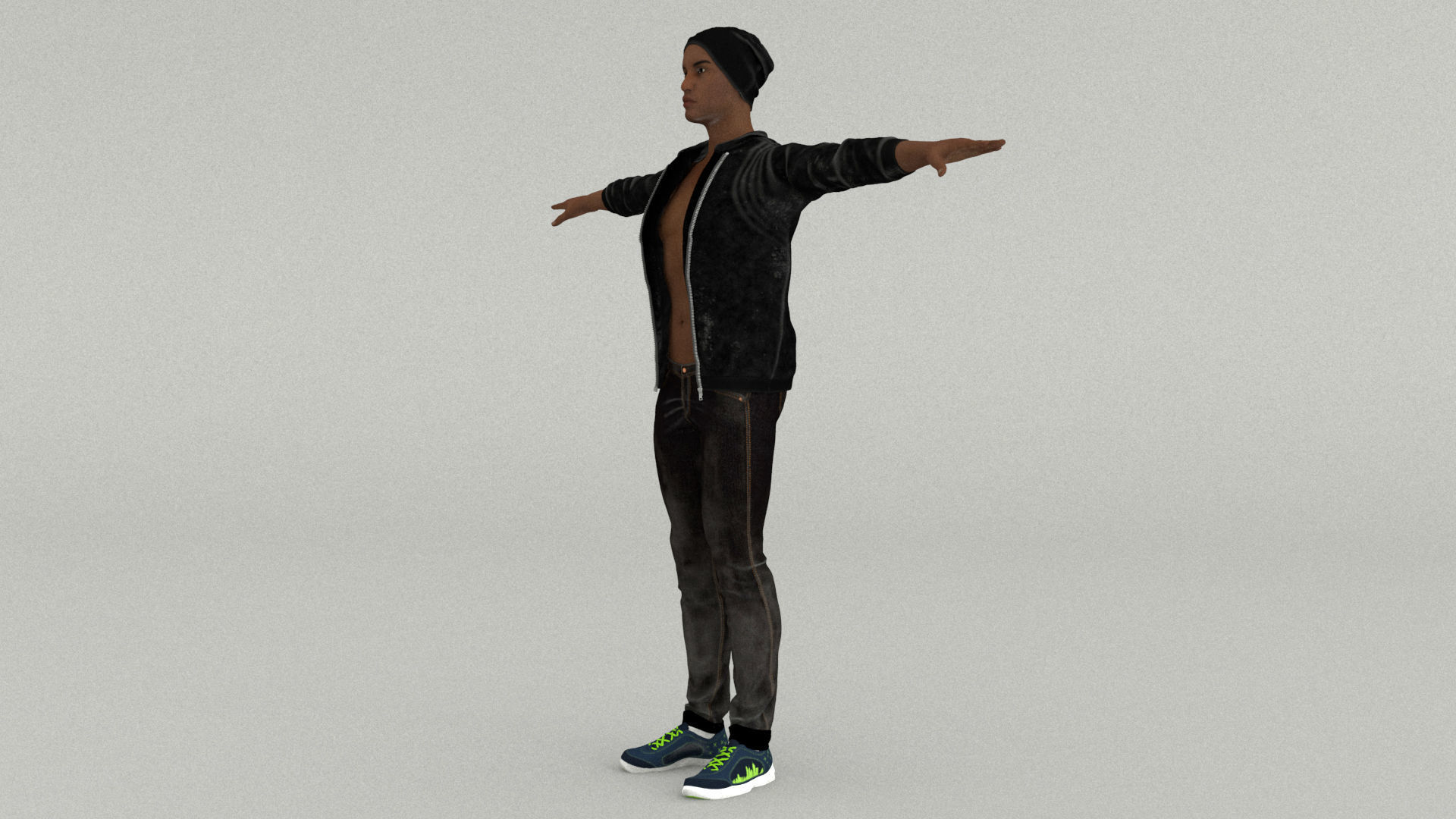 3D model laos Game Black Male Teen VR / AR / low-poly | CGTrader