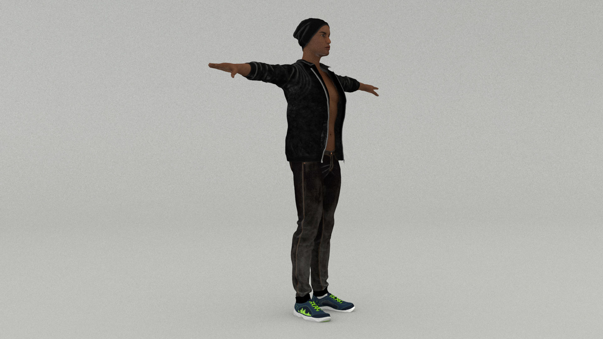 3D model laos Game Black Male Teen VR / AR / low-poly | CGTrader