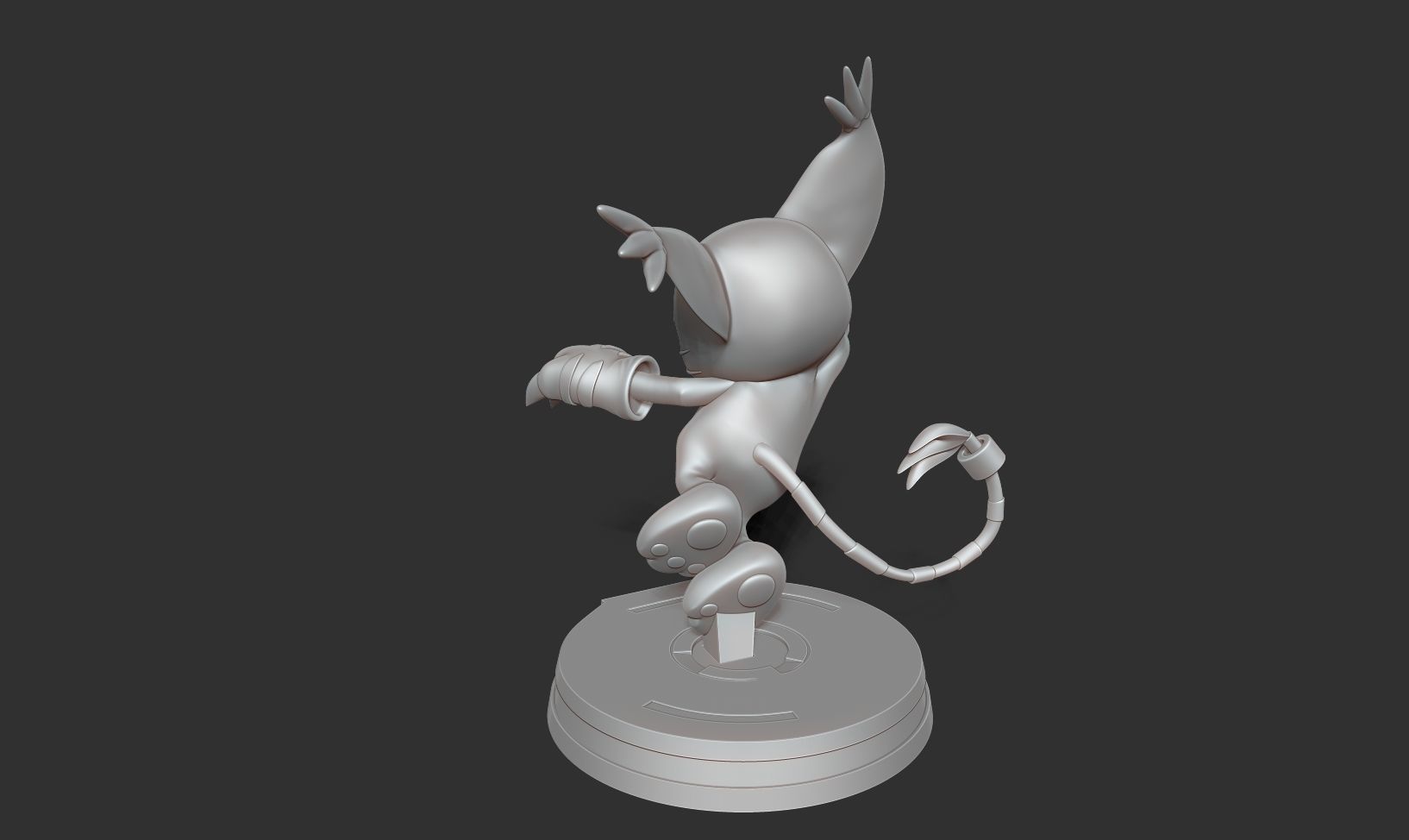 Tailmon - Digimon Adventure 3D model 3D printable | CGTrader