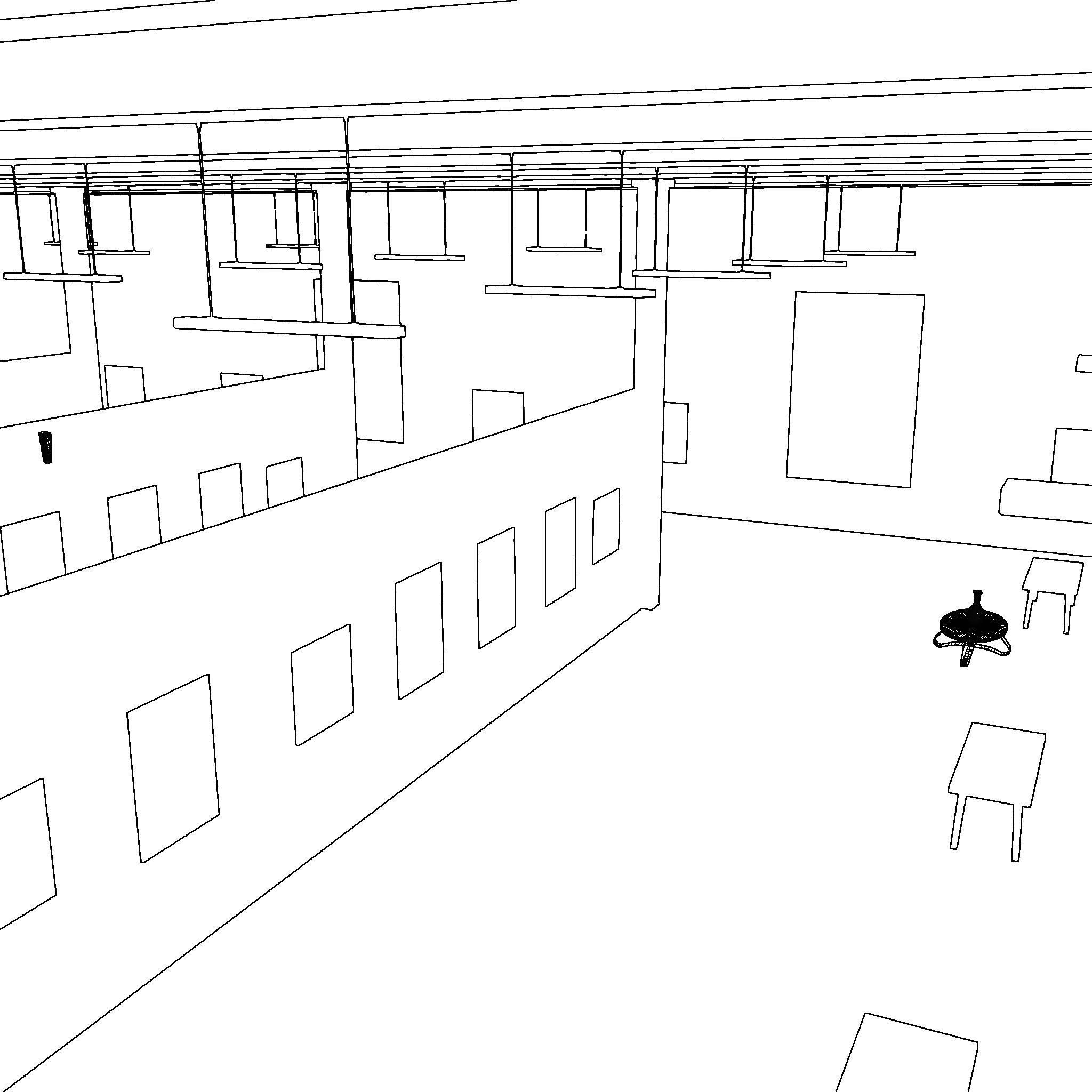 3D ART GALLERY Museum Interior 3D model | CGTrader