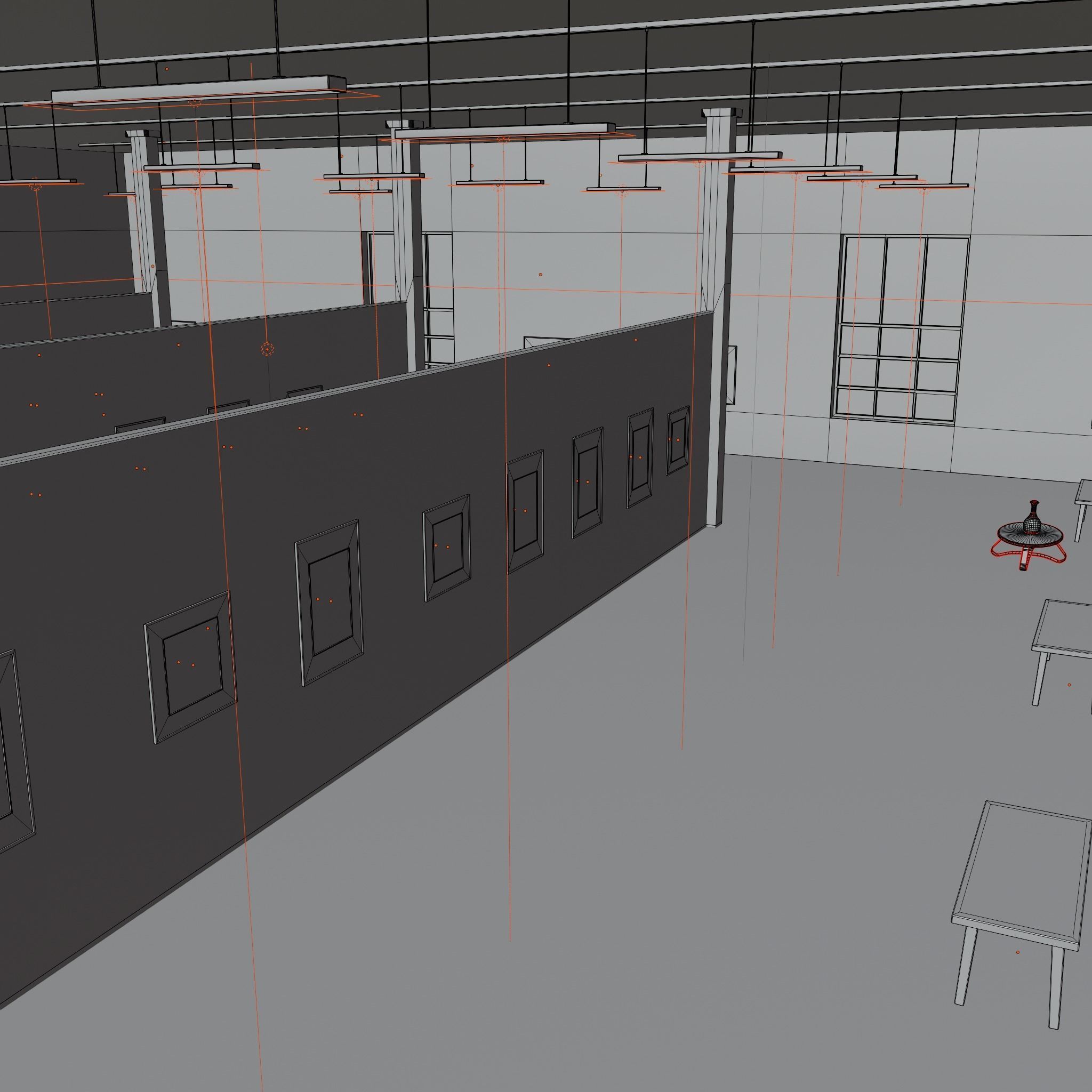 3D ART GALLERY Museum Interior 3D model | CGTrader