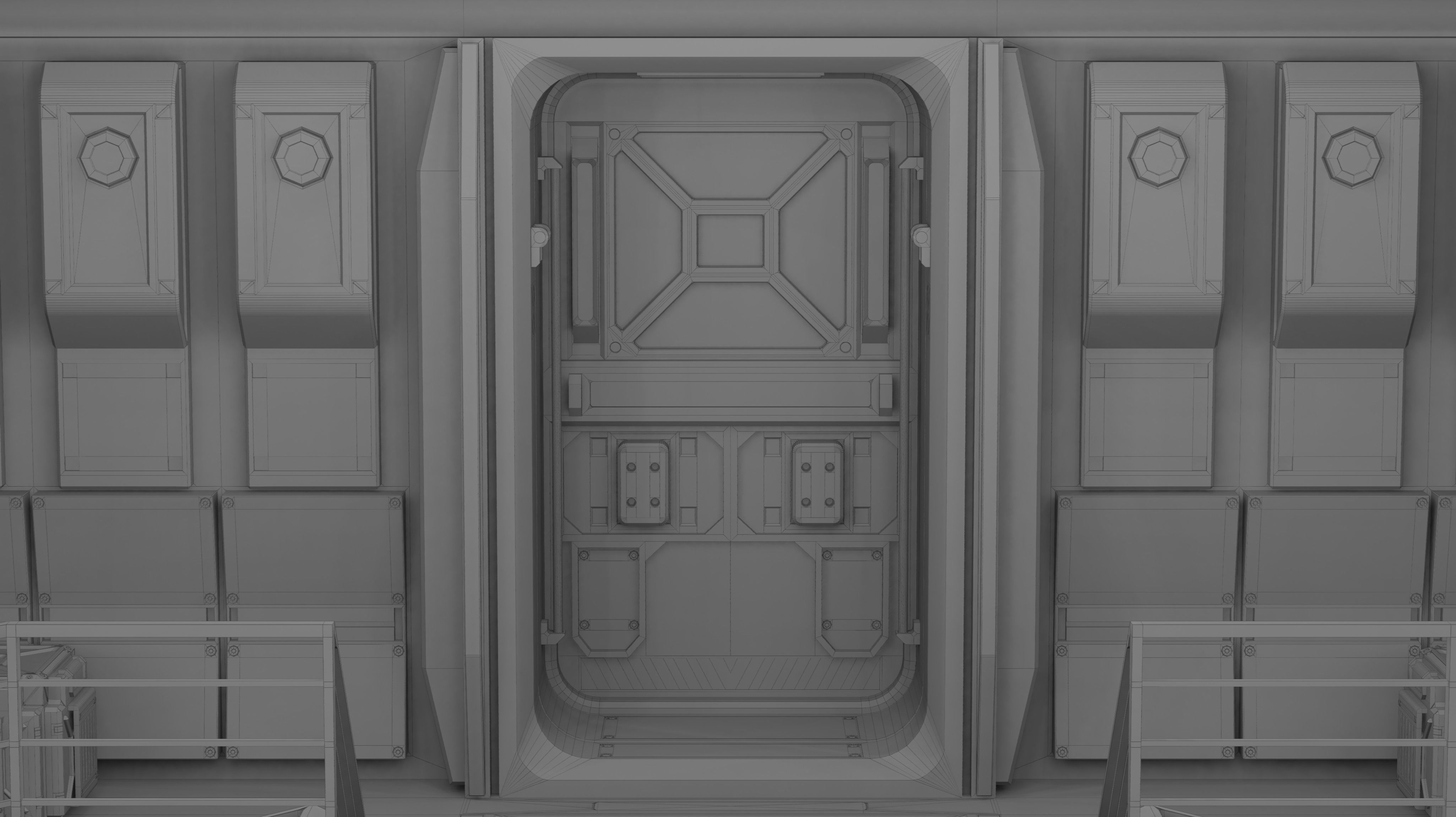 Laboratory control room 3D model | CGTrader