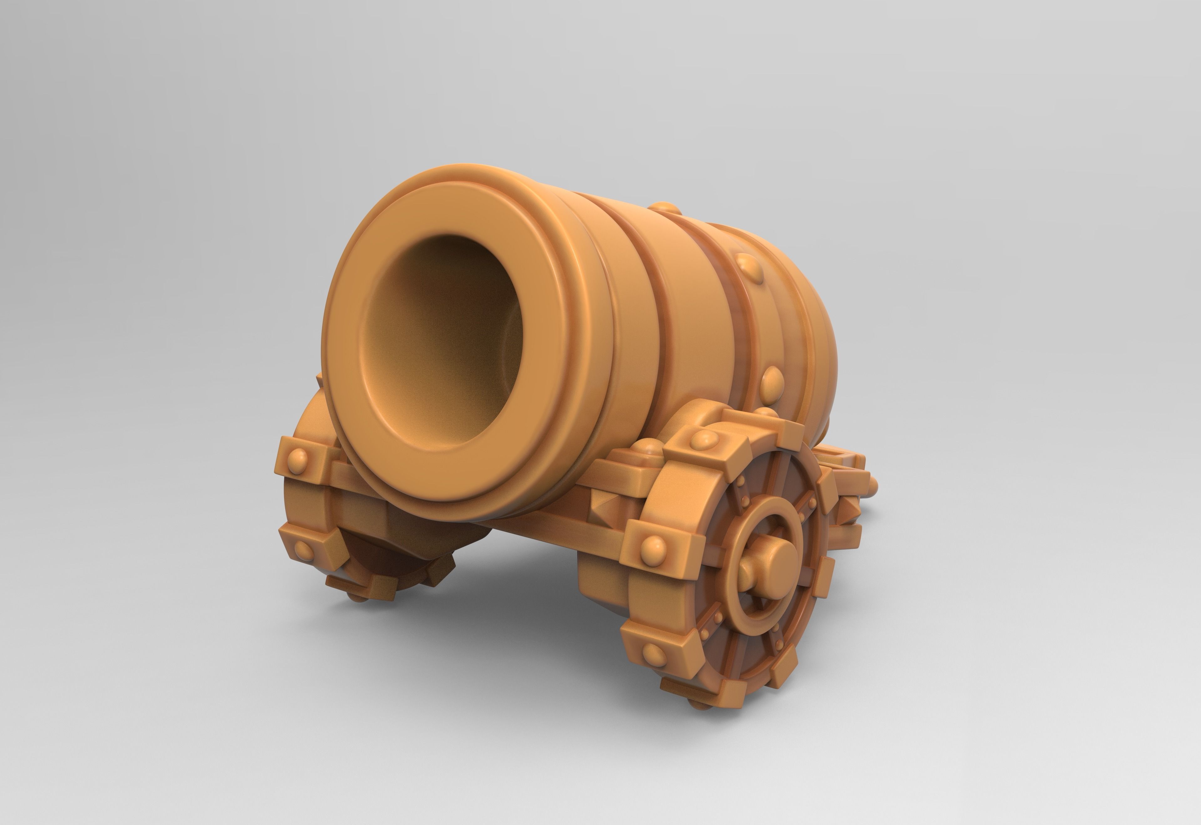 Cannon 3D model 3D printable | CGTrader